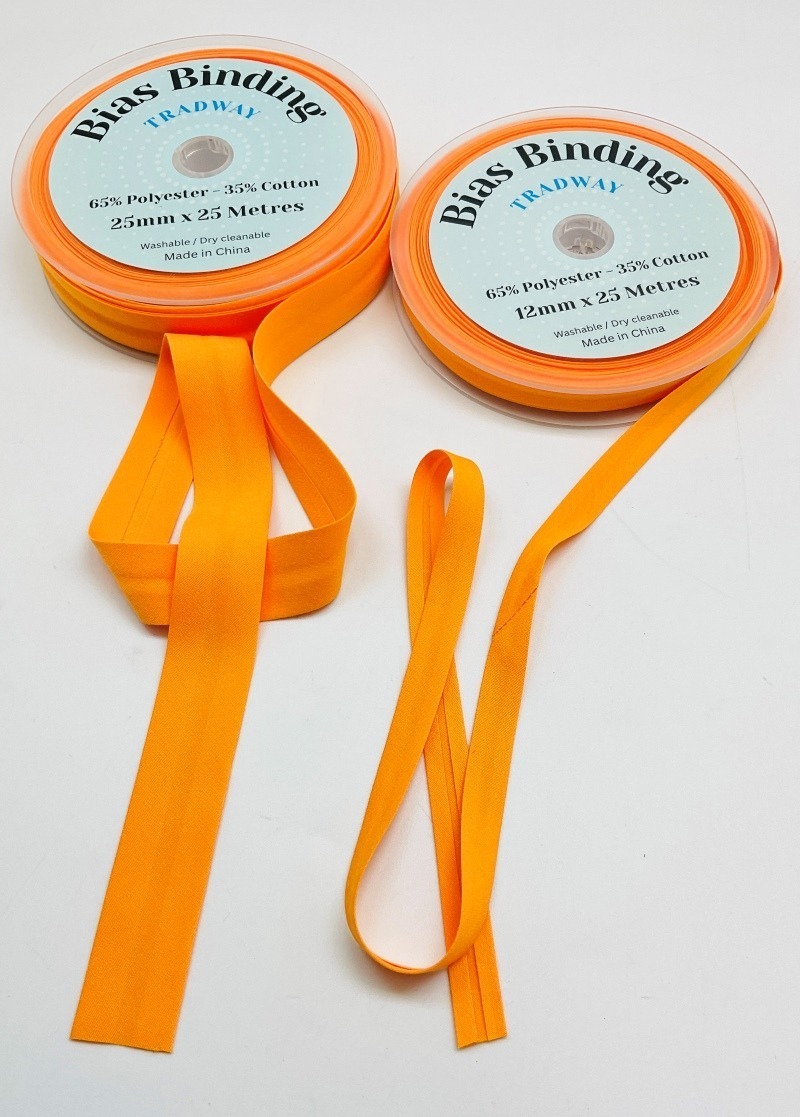 Bias Binding Tape(Tangerine Vibrant) – Buy Online